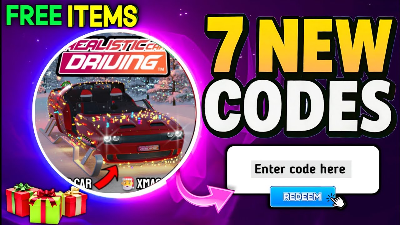 ⚠️SECRET CODES⚠️REALISTIC CAR DRIVING CODES IN DECEMBER 2025 - ROBLOX ...