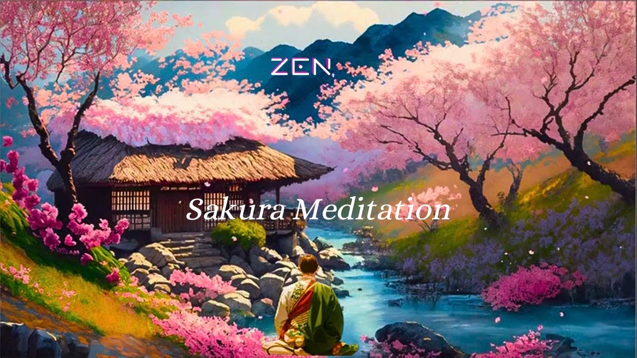 Calm Zen Sakura Meditation, #yogamusic #meditationmusic - YouTube