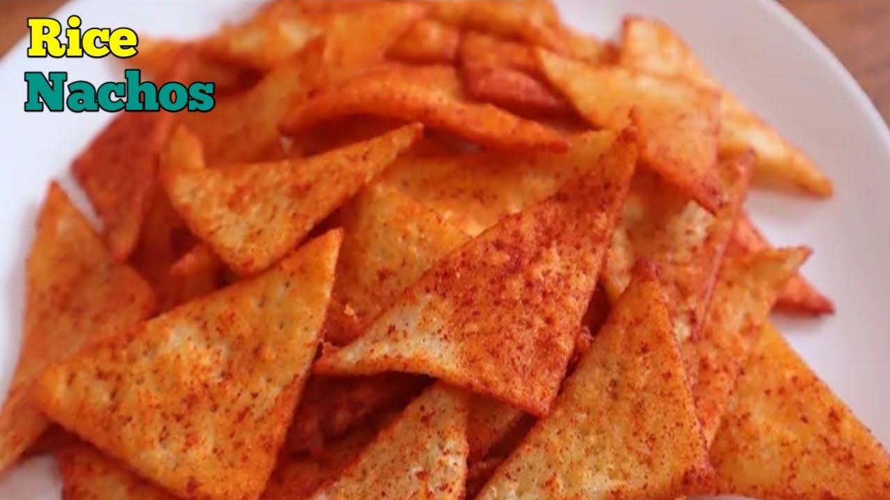 Nachos Recipe Using Rice Flour | Rice Flour Chips | Simple & Easy ...