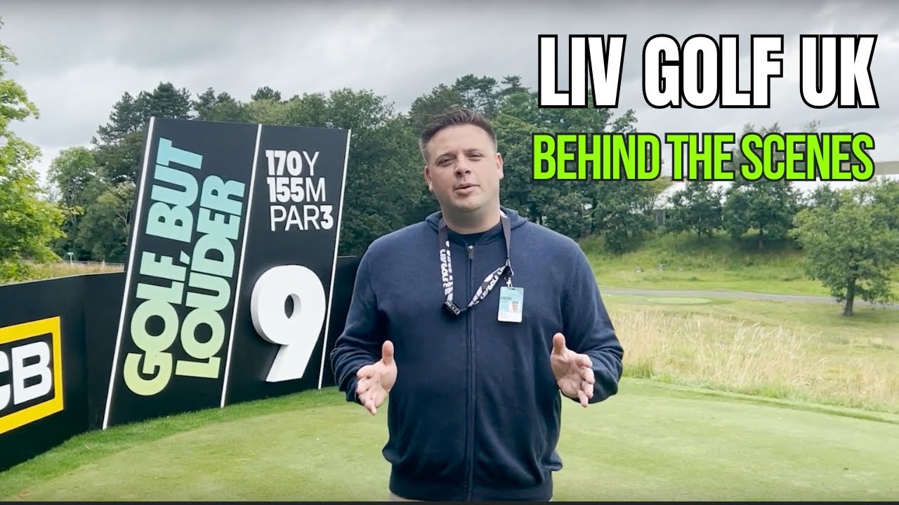 LIV Golf UK at JCB Golf and Country Club [BTS] - YouTube