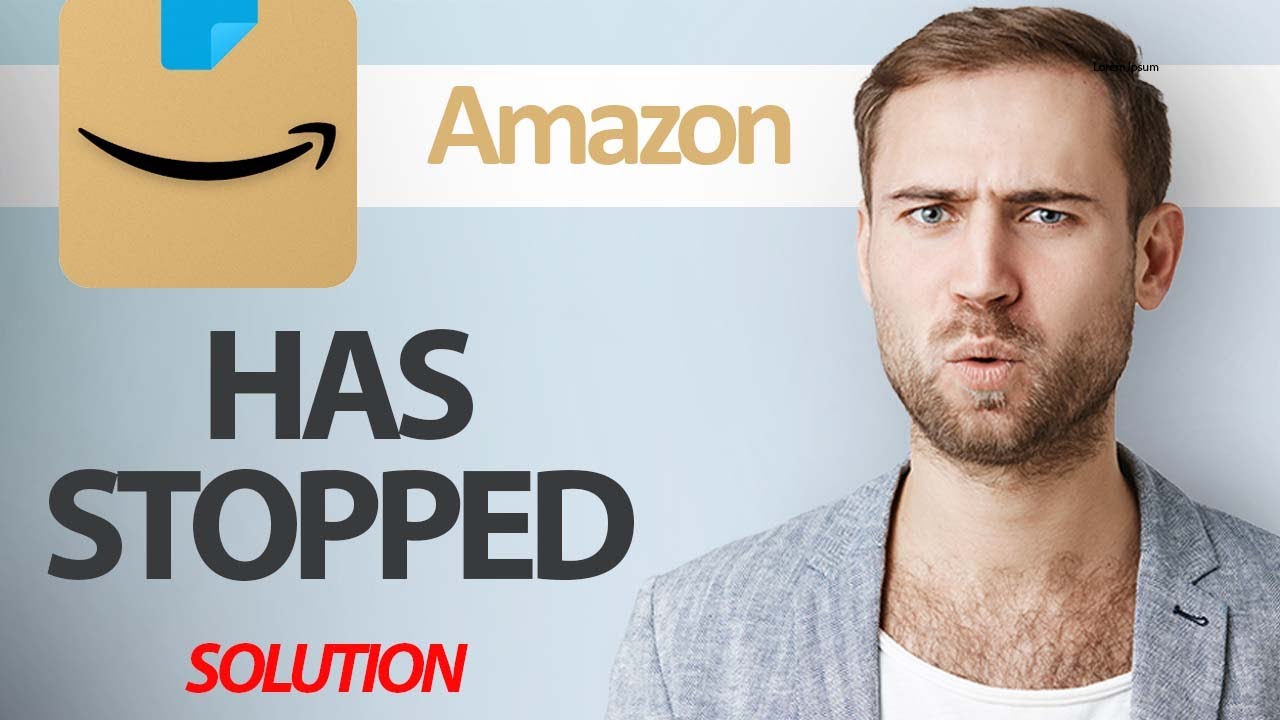 How To Fix Amazon Shopping App Has Stopped | Step By Step - YouTube