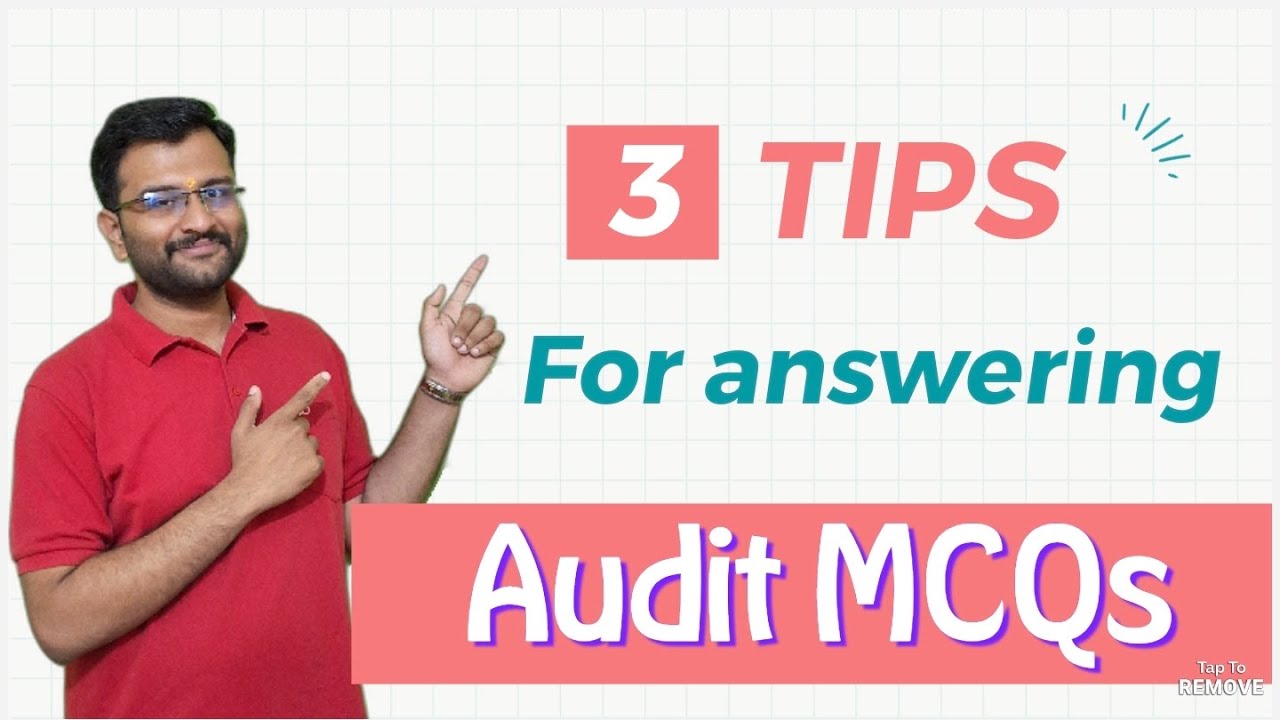 Tips for solving MCQs -CA Inter Auditing and Ethics | How to solve MCQs ...