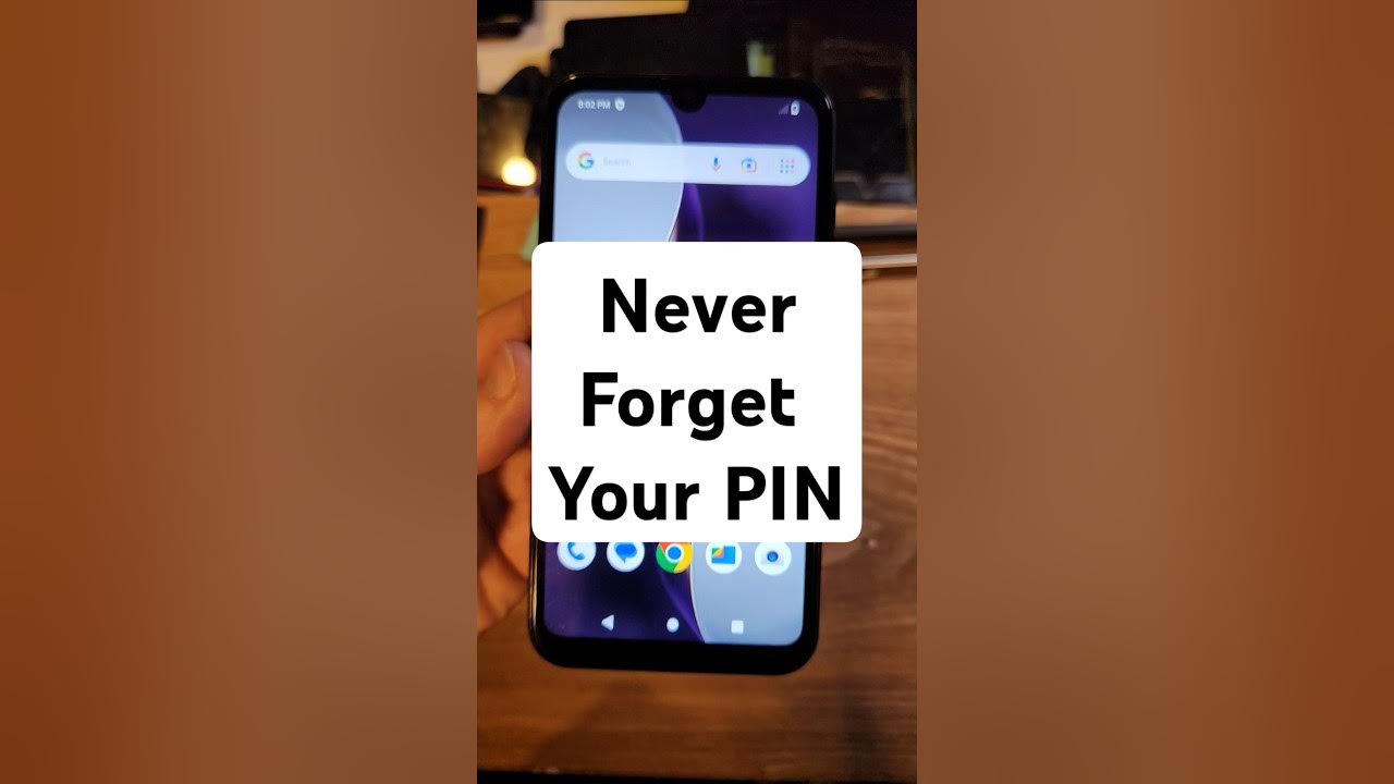 How to NEVER Forget Your Pin Pattern or Password - Blu G33 - YouTube