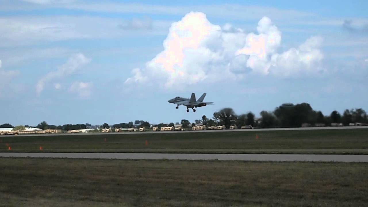 F/A-18 takeoff at AirVenture 2012 - YouTube