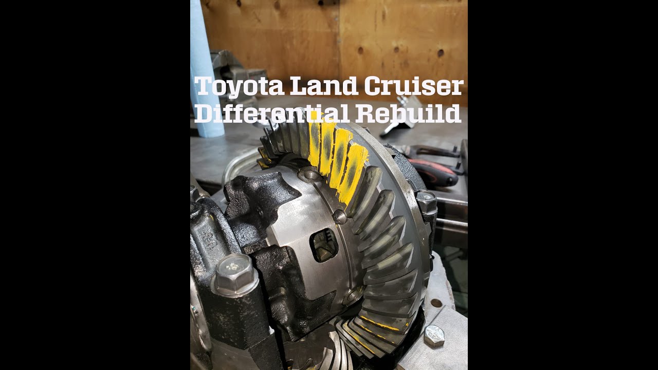 FZJ80 Toyota Land Cruiser front differential rebuild with E-Locker ...
