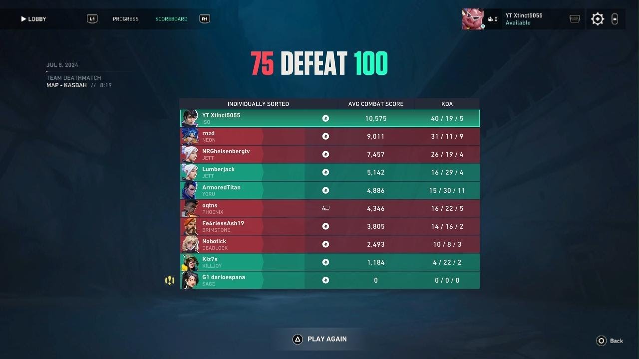 VALORANT | Crazy TDM Match | PS5 Gameplay - YouTube