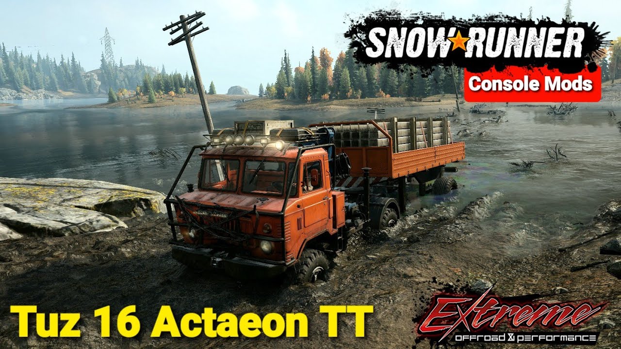 New Truck Tuz 16 Actaeon TT In SnowRunner Phase 5 Update - YouTube