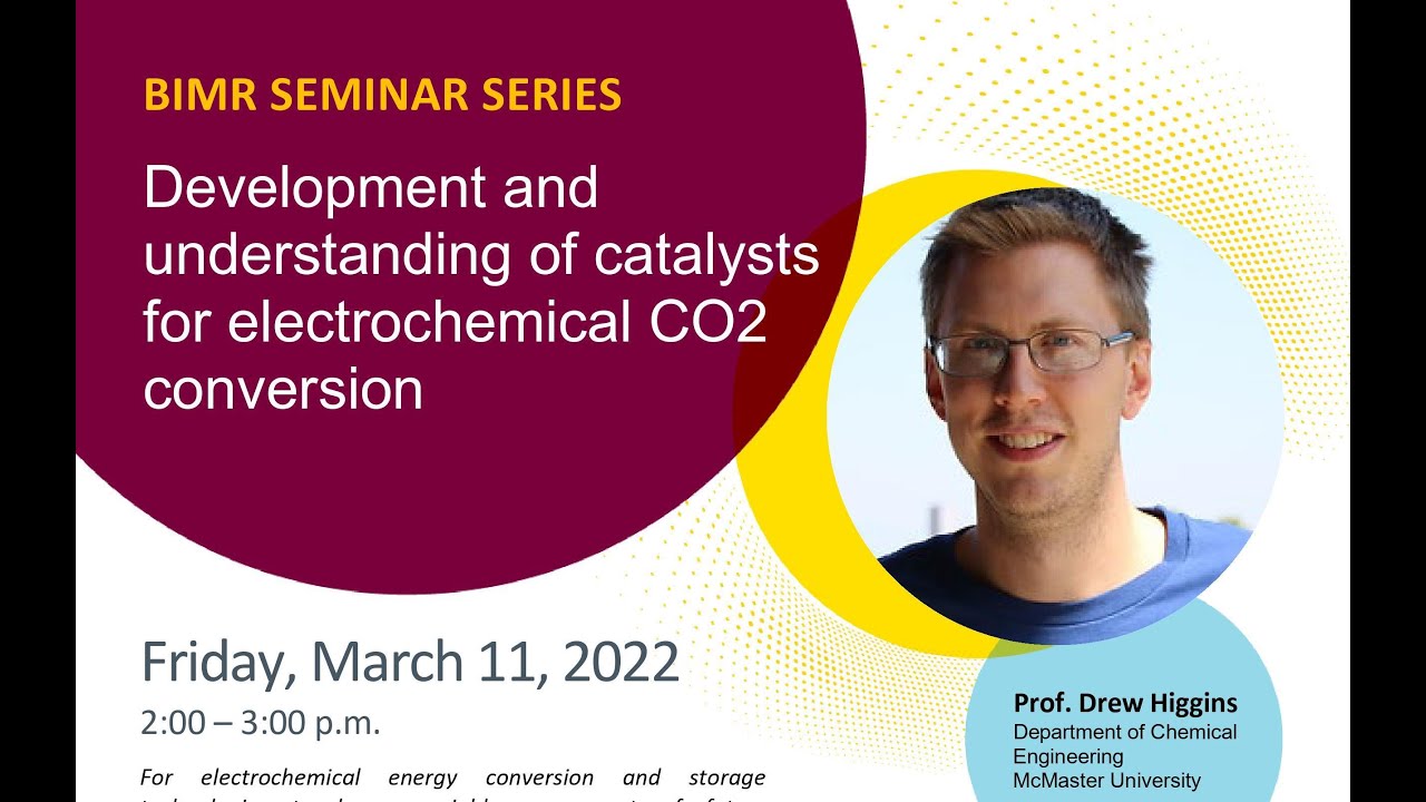 Drew Higgins - Development and understanding of catalysts for ...