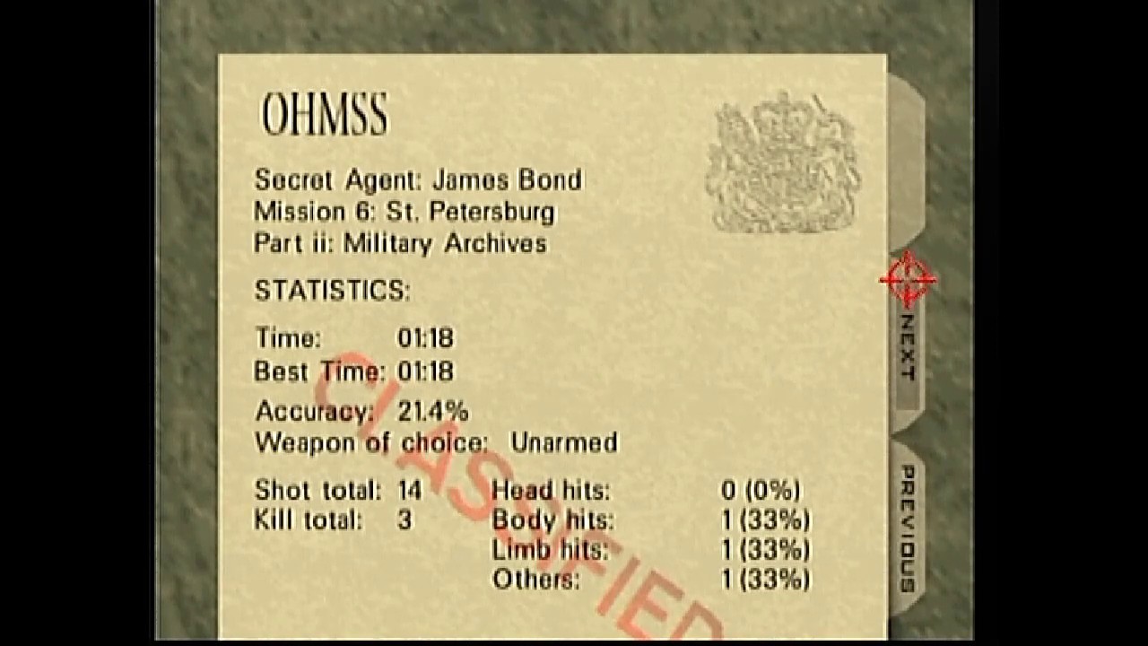 GoldenEye - Archives - Secret Agent - 1:18 - YouTube