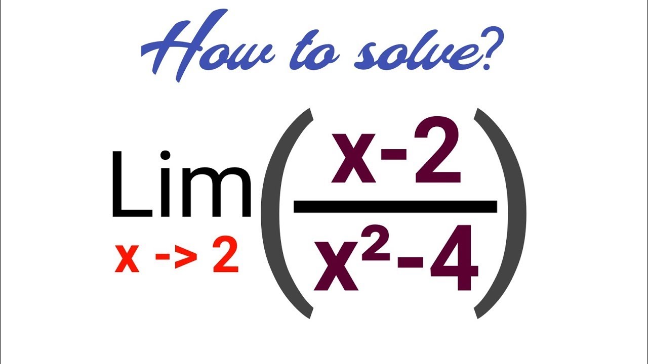 Solving the x limit by using different of two square - YouTube