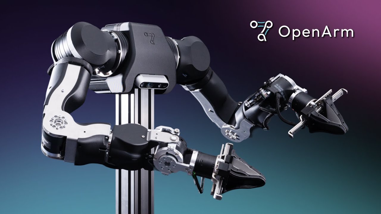 OpenArm 01 | Open-source humanoid arm for physical AI - YouTube