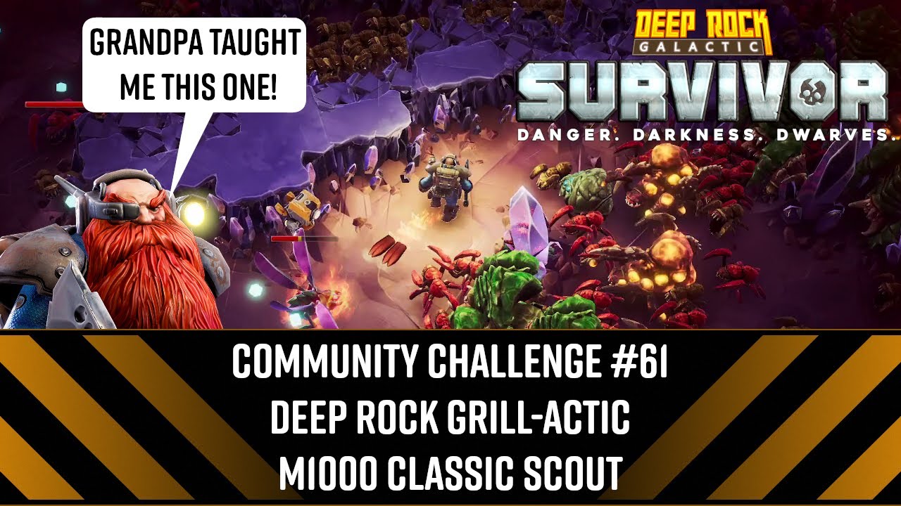 Community Challenge 61 Deep Rock Grill-actic M1000 Classic Scout - DRG ...
