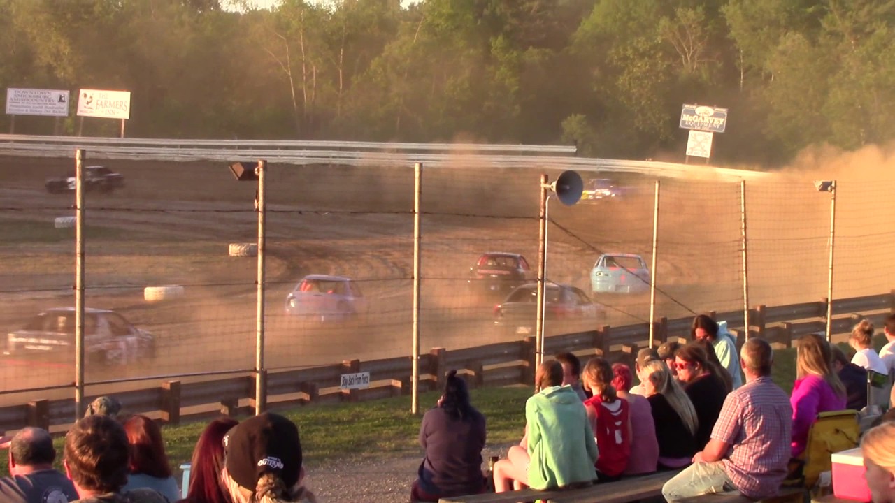 Hummingbird Speedway (6-3-17): Aaron's of DuBois Front-Wheel Drive Four ...
