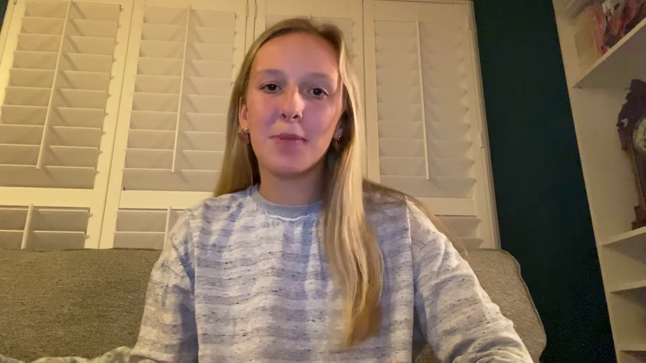 Abby Rudd Senior Class President - YouTube