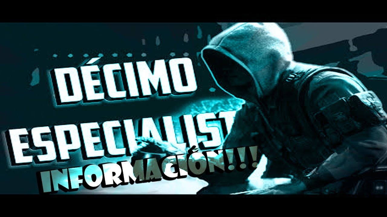 Décimo especialista INFORMACIÓN!! ``BLACKYACK´´ /Call Of Duty Black Ops ...