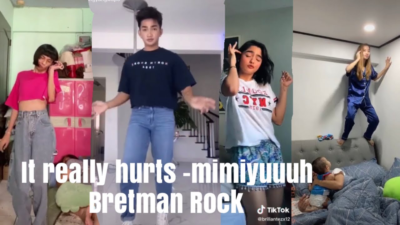 Mimiyuuuh trending dance its really hurts with Bretman rock - YouTube