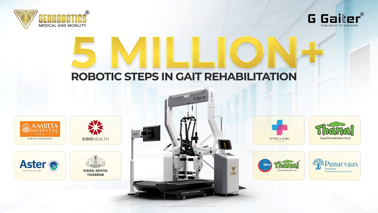 G Gaiter Achieves 5 Million Steps in Robotic Gait Therapy | PM&R ...