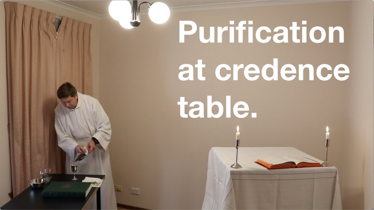 Purification at the credence table. - YouTube