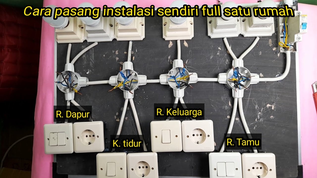 Pemula auto bisa pasang instalasi sendiri setelah menonton video ini ...