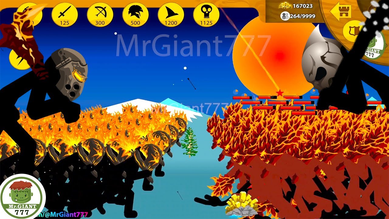 WAR OF GIANT! ARMY PYROBLAZE GIANT VS ARMY LAVA GIANT FINAL BOSS ...