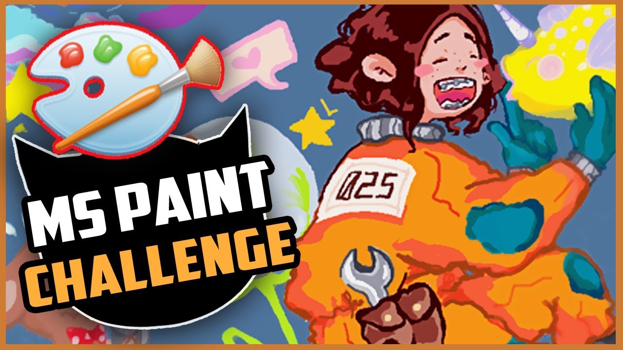 ART CHALLENGE! MS Paint Drawing (Goodbye MS Paint) - YouTube
