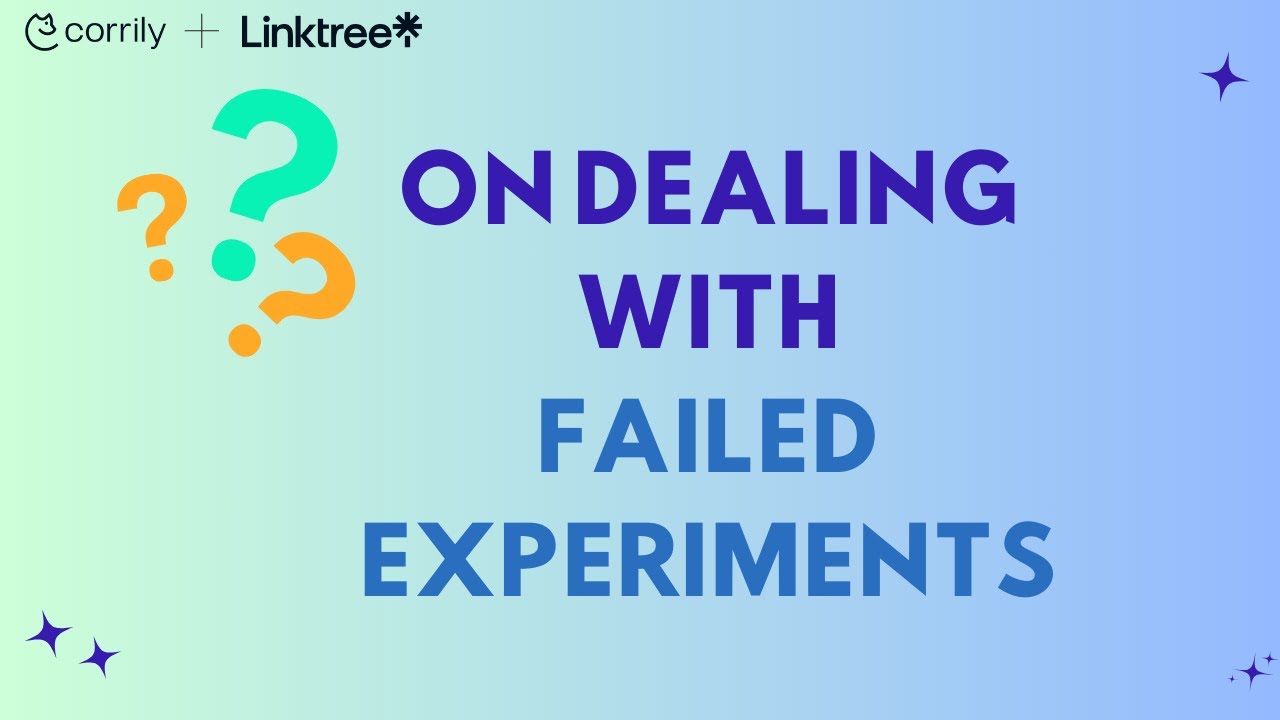 Q&A: On dealing with failed experiments - YouTube
