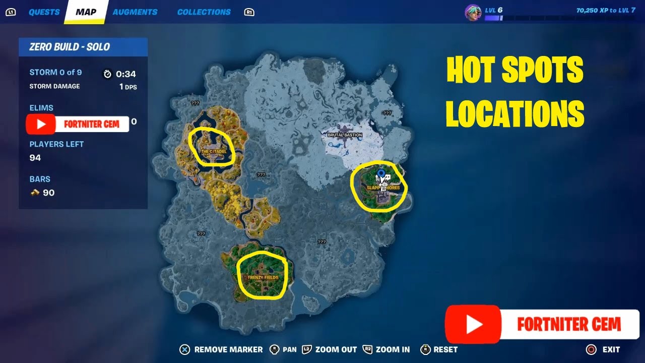 Fortnite Hot Spots Explained What They Are & Where to Find Them Hot ...