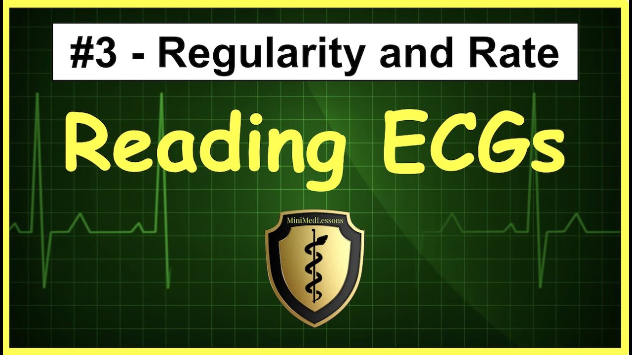 ECG/EKG Interpretation Tutorial - Episode 3 - Regularity and Rate - YouTube