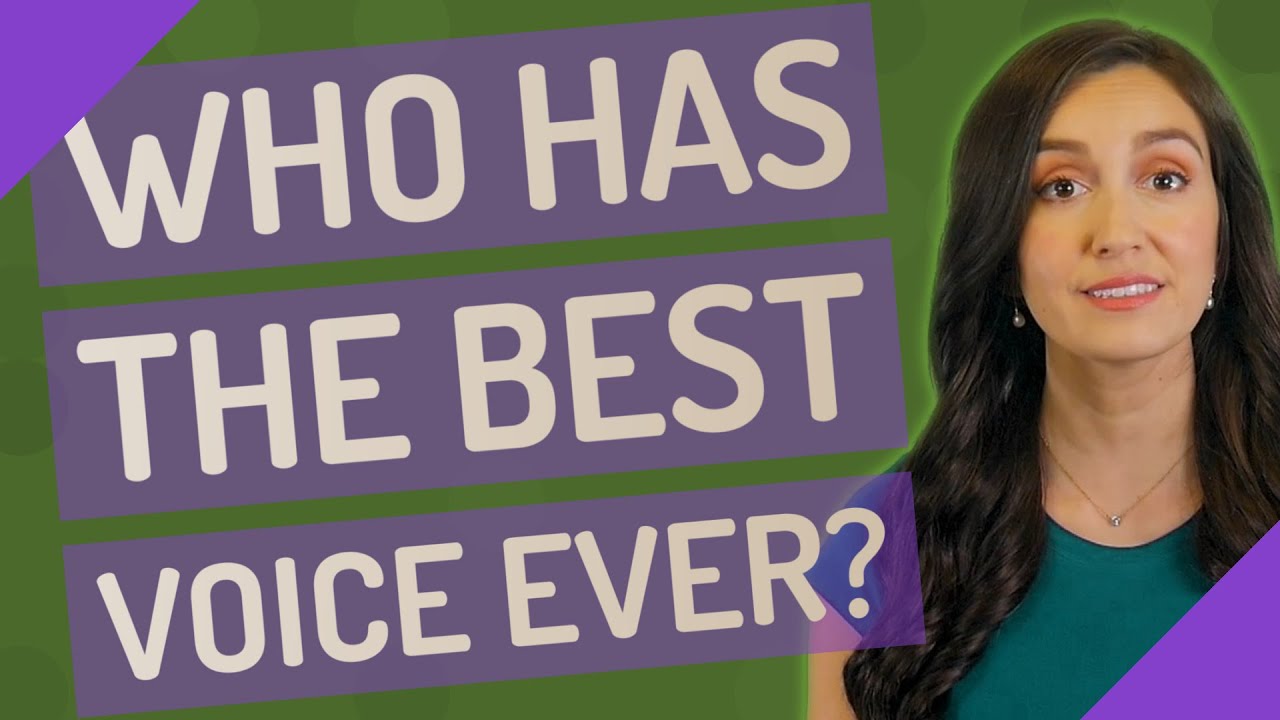 Who has the best voice ever? - YouTube