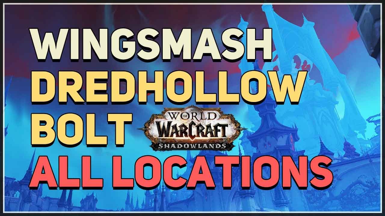 All Dredhollow Bolt Locations WoW (Wingsmash Dredterror Ballista) - YouTube