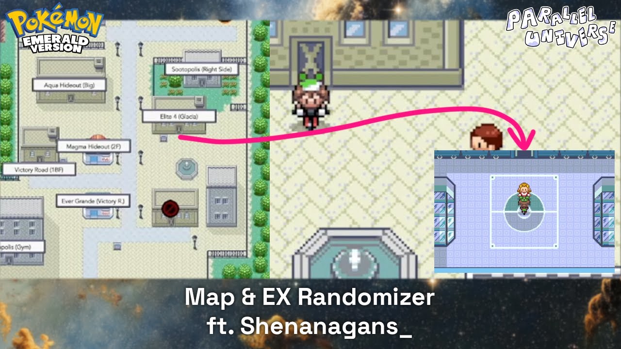 Pokémon Emerald Map Randomizer but we Mess w/ the Tracker - Parallel ...