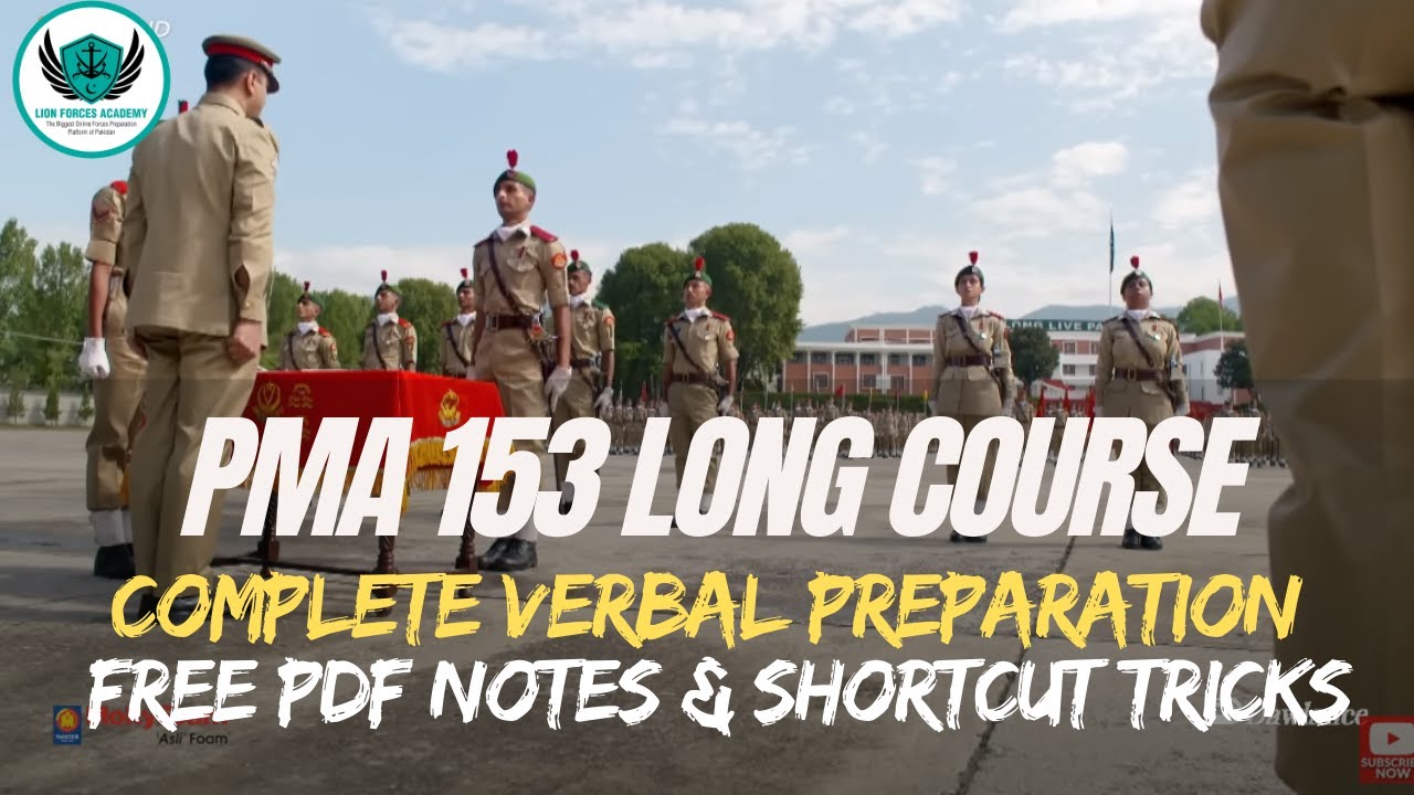 PMA long Course Verbal Intelligence Preparation| PMA 153 Verbal ...