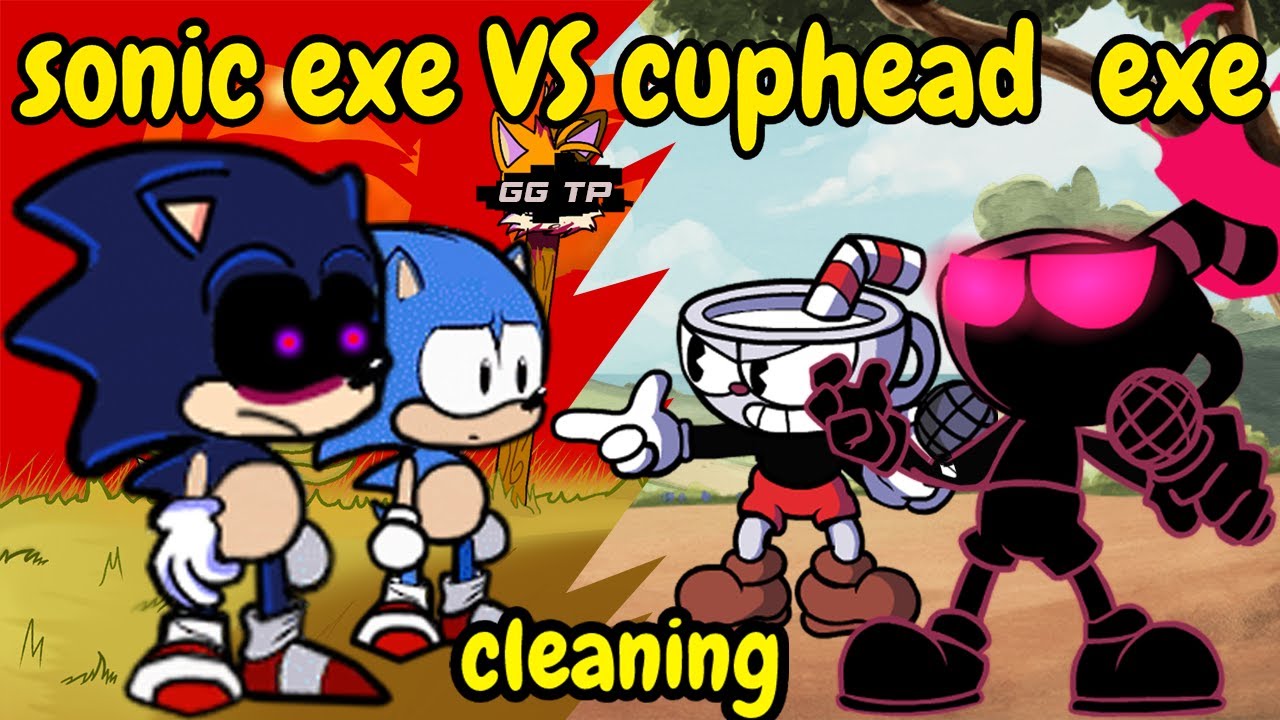 FNF | Spinning Sonic VS cuphead | Spinning - VS - Chasing | Spinning ...