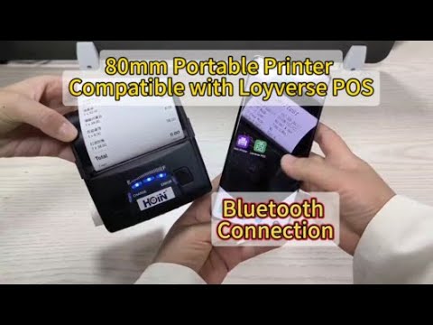 Wholesale Hoin portabel thermal printer HOP-E300 compatiable with loyverse POS in good price ...