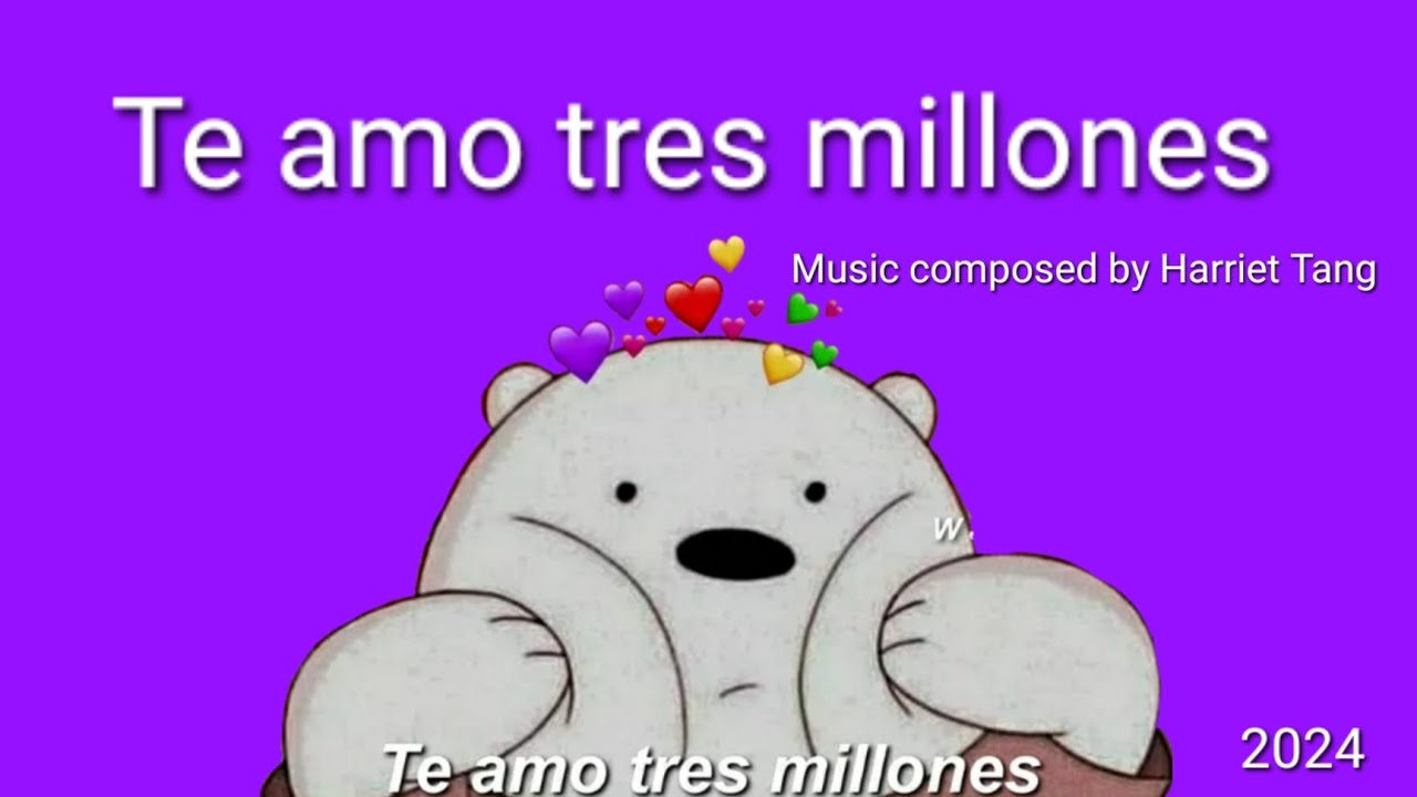 Top award pianist and singer Harriet Tang composed a song named 'Te amo ...