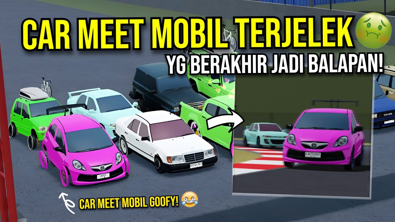 CAR MEET CDID TERKOCAK, ISINYA MOBIL JELEK SEMUA!, Berakhir BALAPAN ...