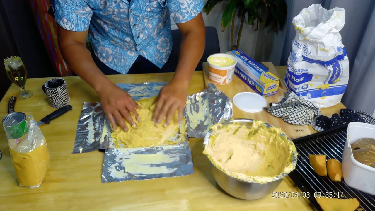 Samoan Fa'ausi Maukegi. Sweet dessert Pumpkin Fa'ausi yummy - YouTube