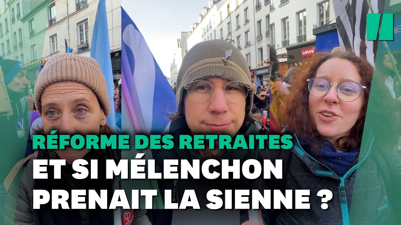 Manifestation du 21 janvier : Mélenchon à la retraite ? On a demandé l ...