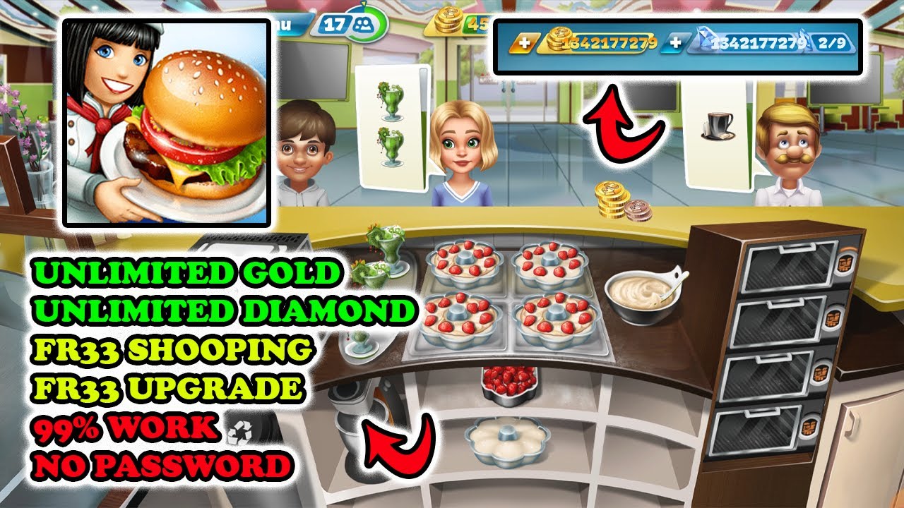 Download Cooking Fever mod apk terbaru 2023 - Unlimited Gold & Diamond ...