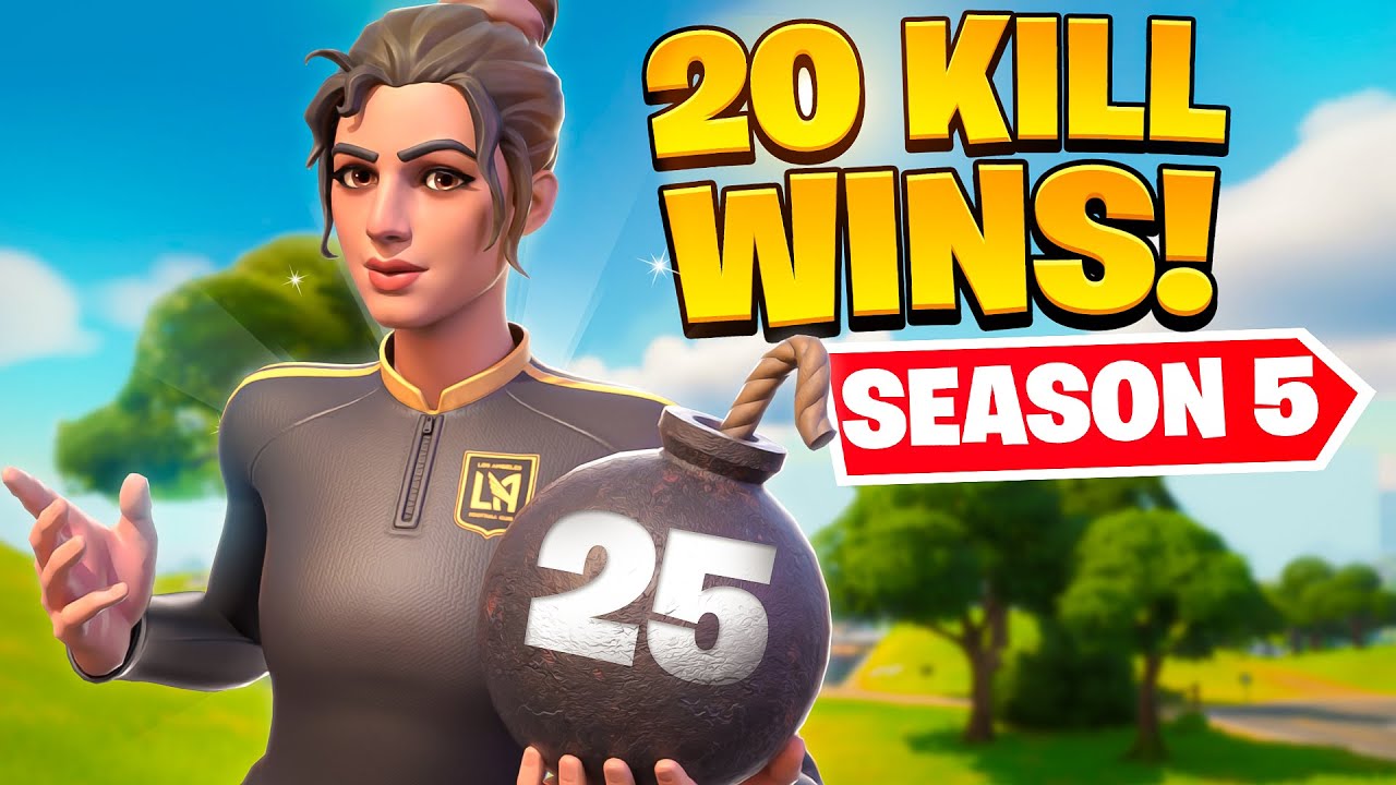 How To Get 20 BOMBS in Fortnite Season 5 (25 Kill Win) - YouTube