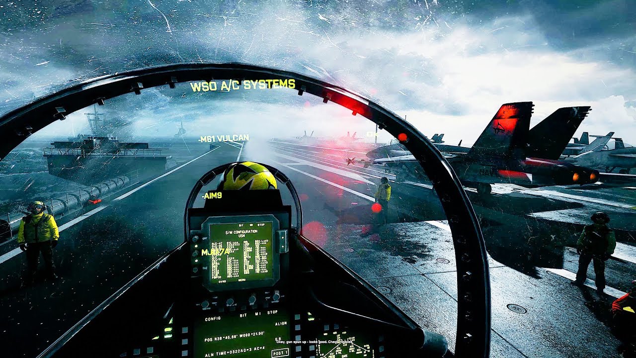 [4K 60 FPS] Navy Fighter Pilot F/A-18F MISSION! Battlefield 3 "Going ...
