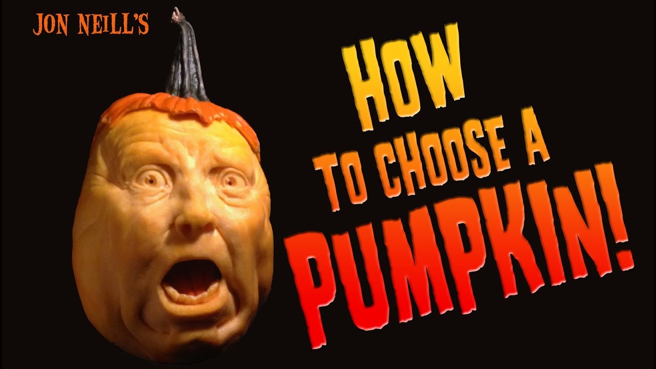 HOW to CHOOSE a HALLOWEEN PUMPKIN for Carving! - Jon Neill - YouTube