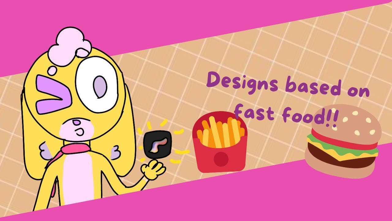 Making designs based on fast food! || Character design - YouTube