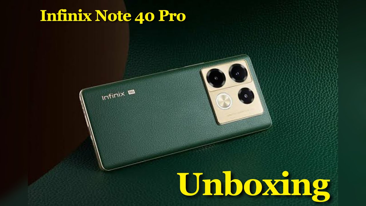 Infinix Note 40 Pro Unboxing | Free Wireless Power Bank⚡️ - YouTube