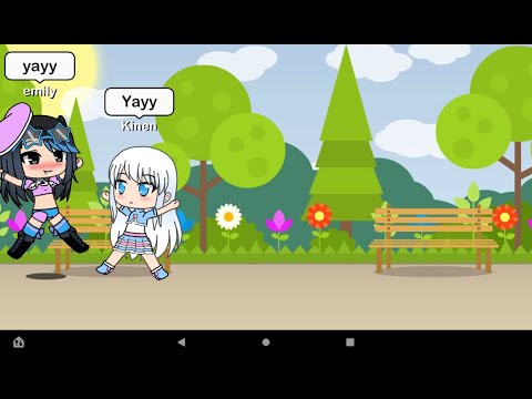 Playing gacha life on tablet - YouTube