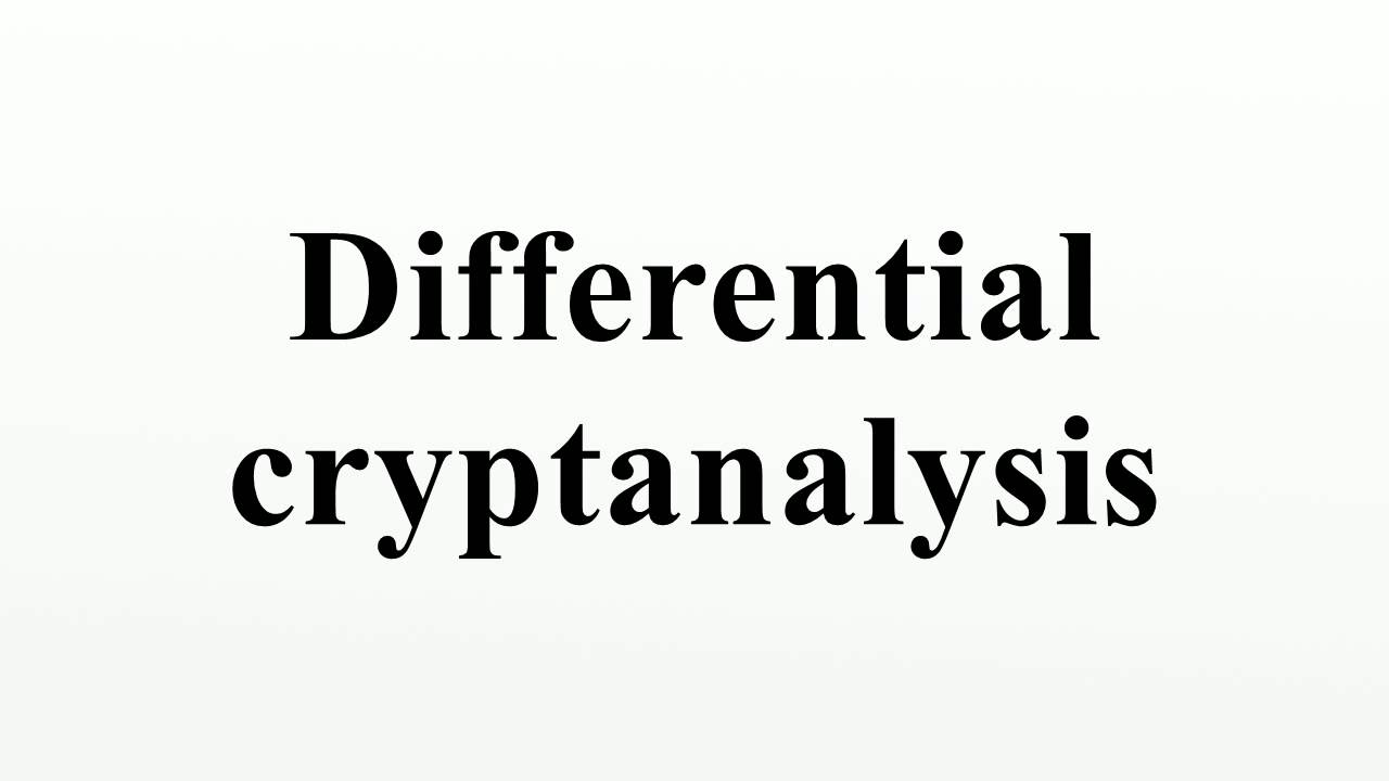 Differential cryptanalysis - YouTube