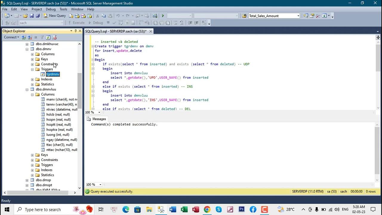 B18 - Trigger for Insert, Update, Delete - YouTube