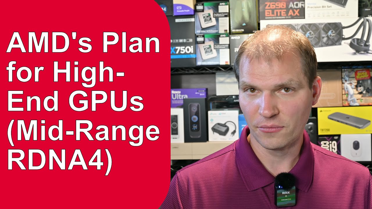 AMD's Plan for High-End GPUs (Mid-Range RDNA4) - YouTube