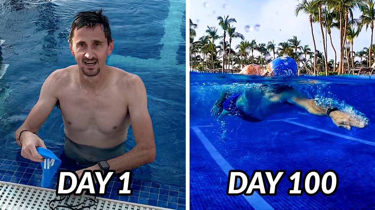 I Went From Swimming 50 Meters to 1,000 Meters in One Month! - YouTube
