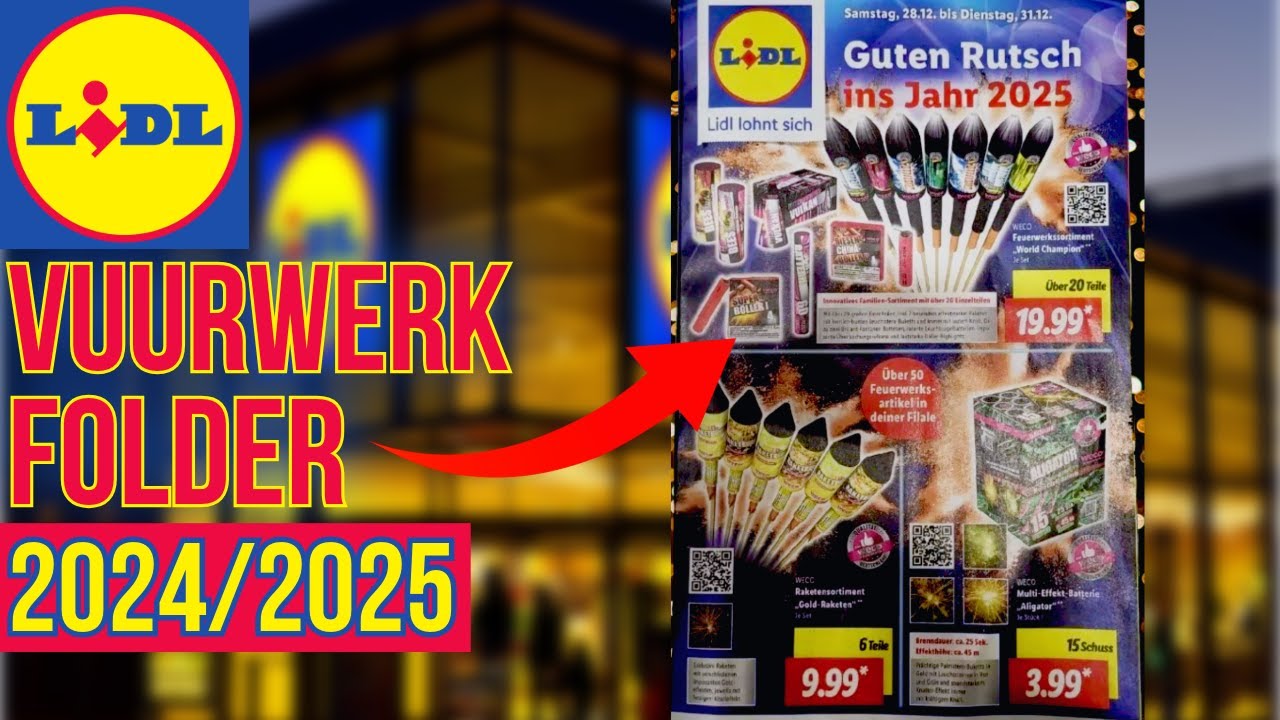 LIDL VUURWERK FOLDER DUITSLAND 2024-2025 - YouTube